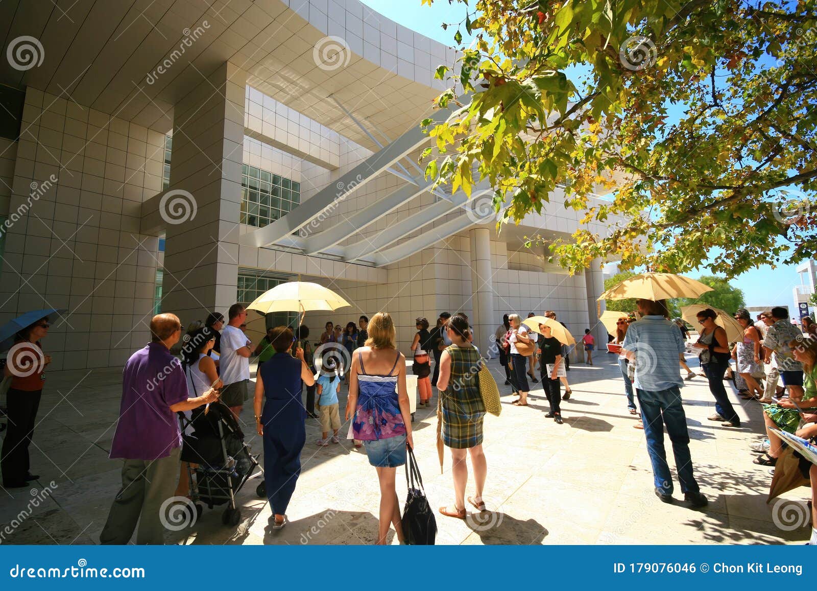 Exterior View of the Getty Center Editorial Photo - Image of california ...