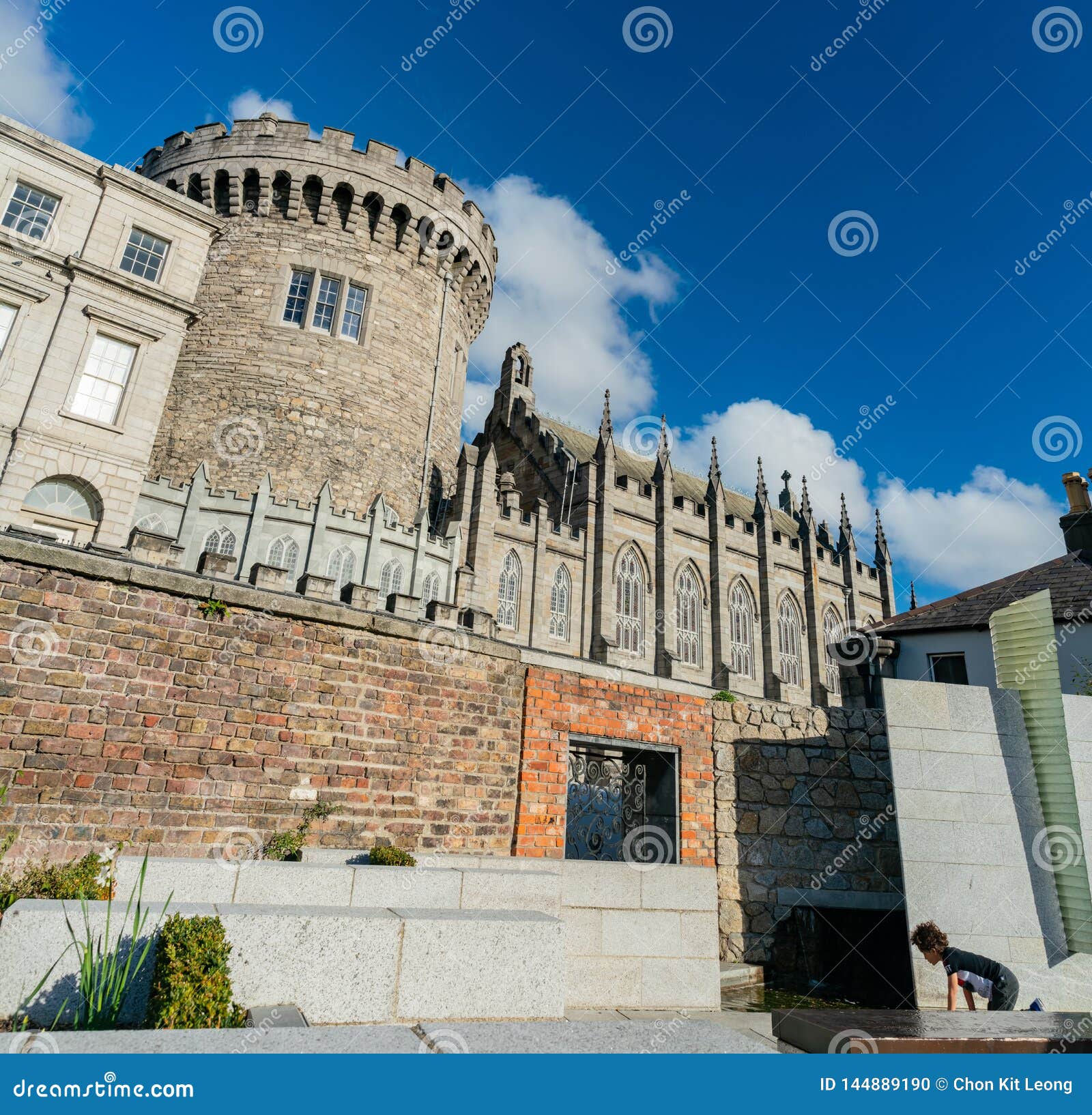 Exterior View of the Historical Dublin Castle Editorial Image - Image ...