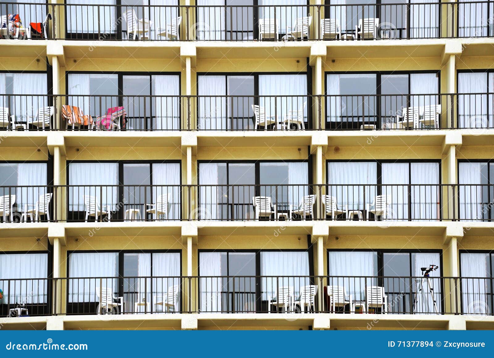 Exterior View of Hotel Balcony Stock Photo - Image of pattern ... Exterior View of Hotel Balcony Stock Photo - Image of pattern ...