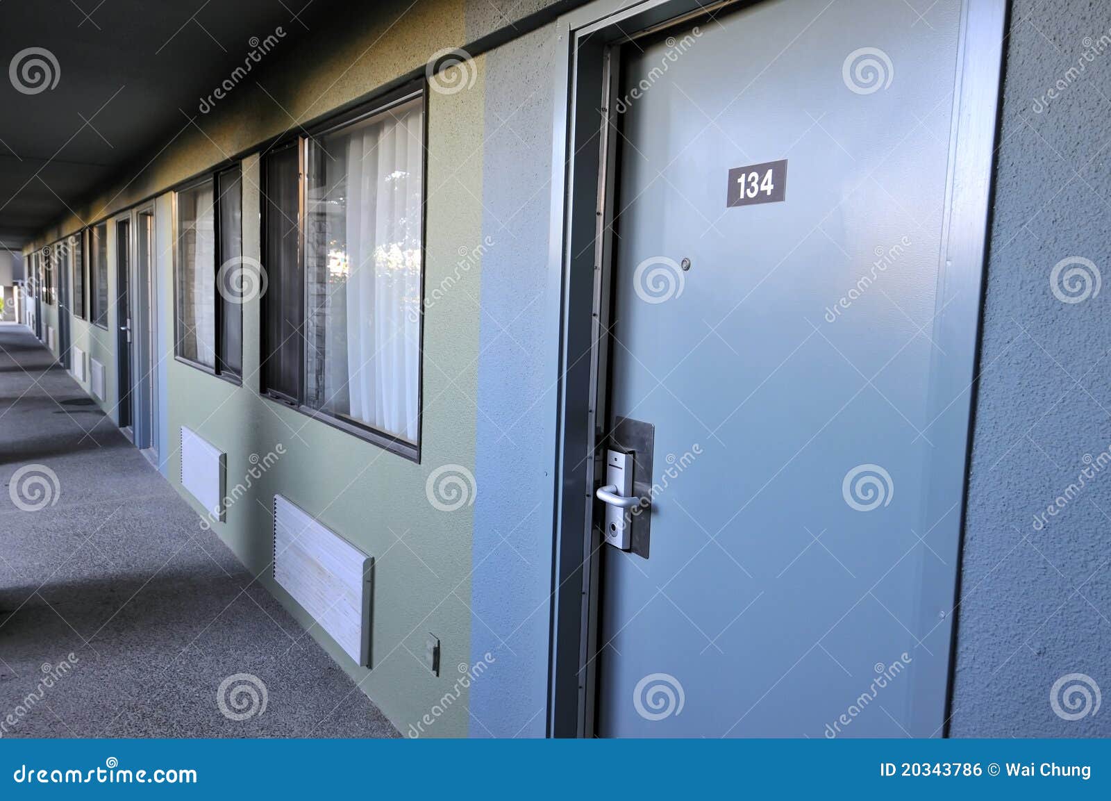 Exterior View of Hotel Room Stock Photo - Image of decoration, hotel ...