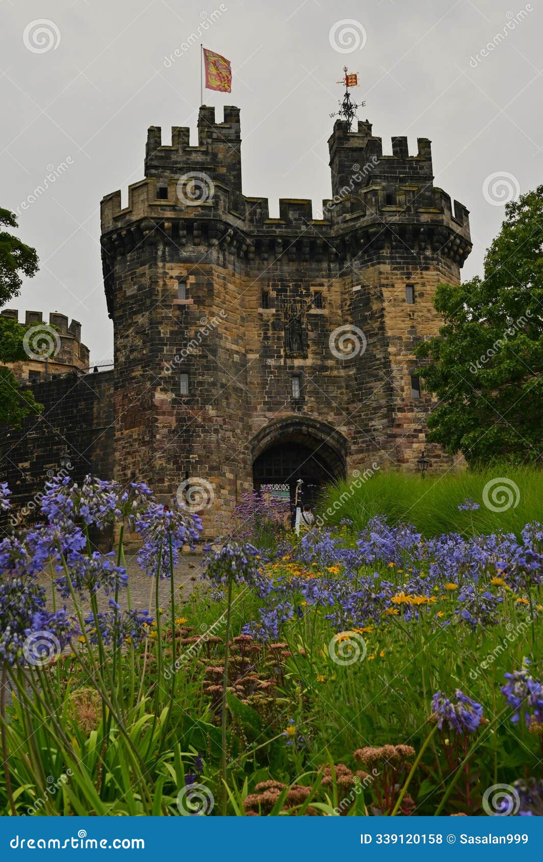 Landmarks of England - Lancaster Stock Photo - Image of gothic ...