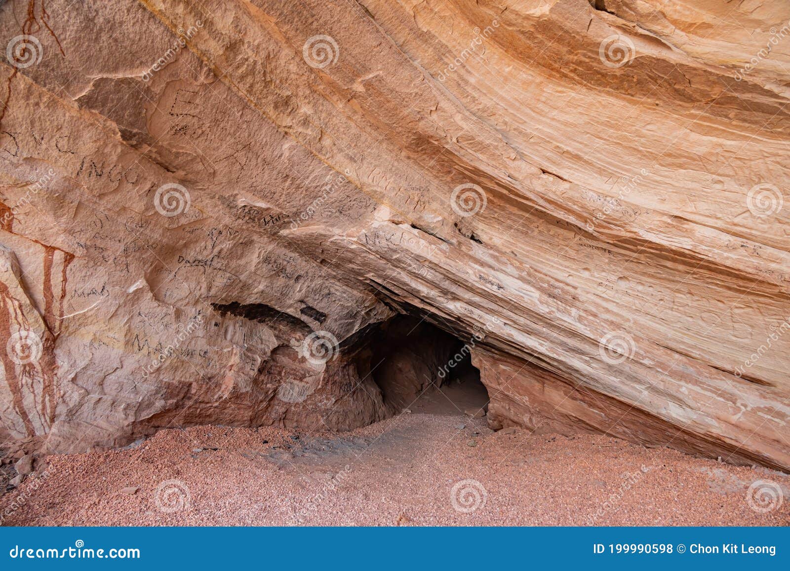 Moqui Cave Anasazi Hopi Tribe Ruins Near Kanab Utah Royalty-Free Stock ...