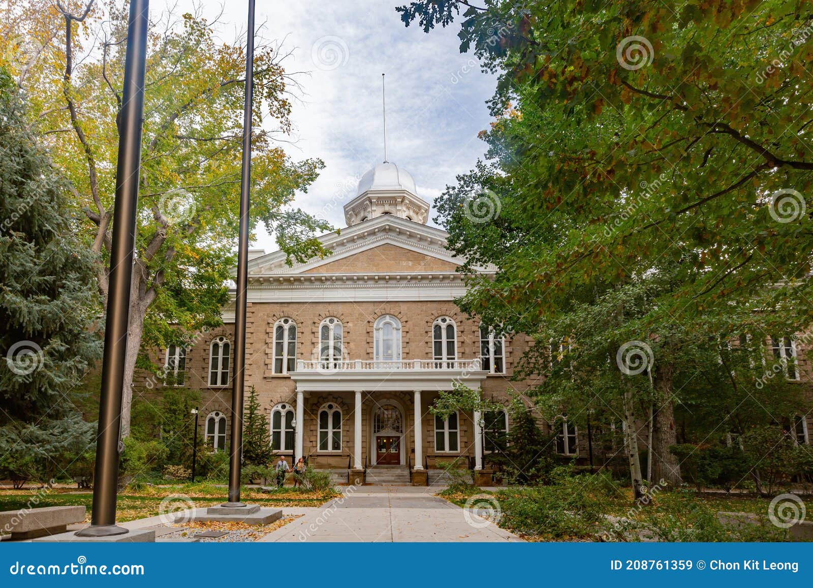 Exterior View of the Nevada State Museum Editorial Stock Image - Image ...