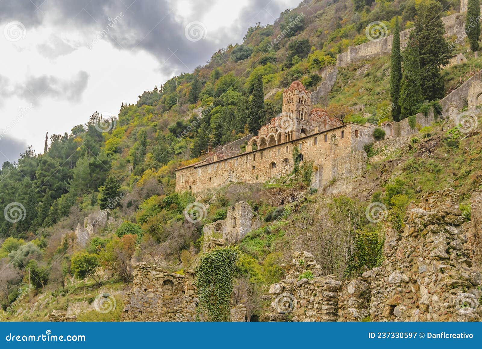 Pantanassa Monastery, Mystras, Greece Stock Image - Image of europe ...