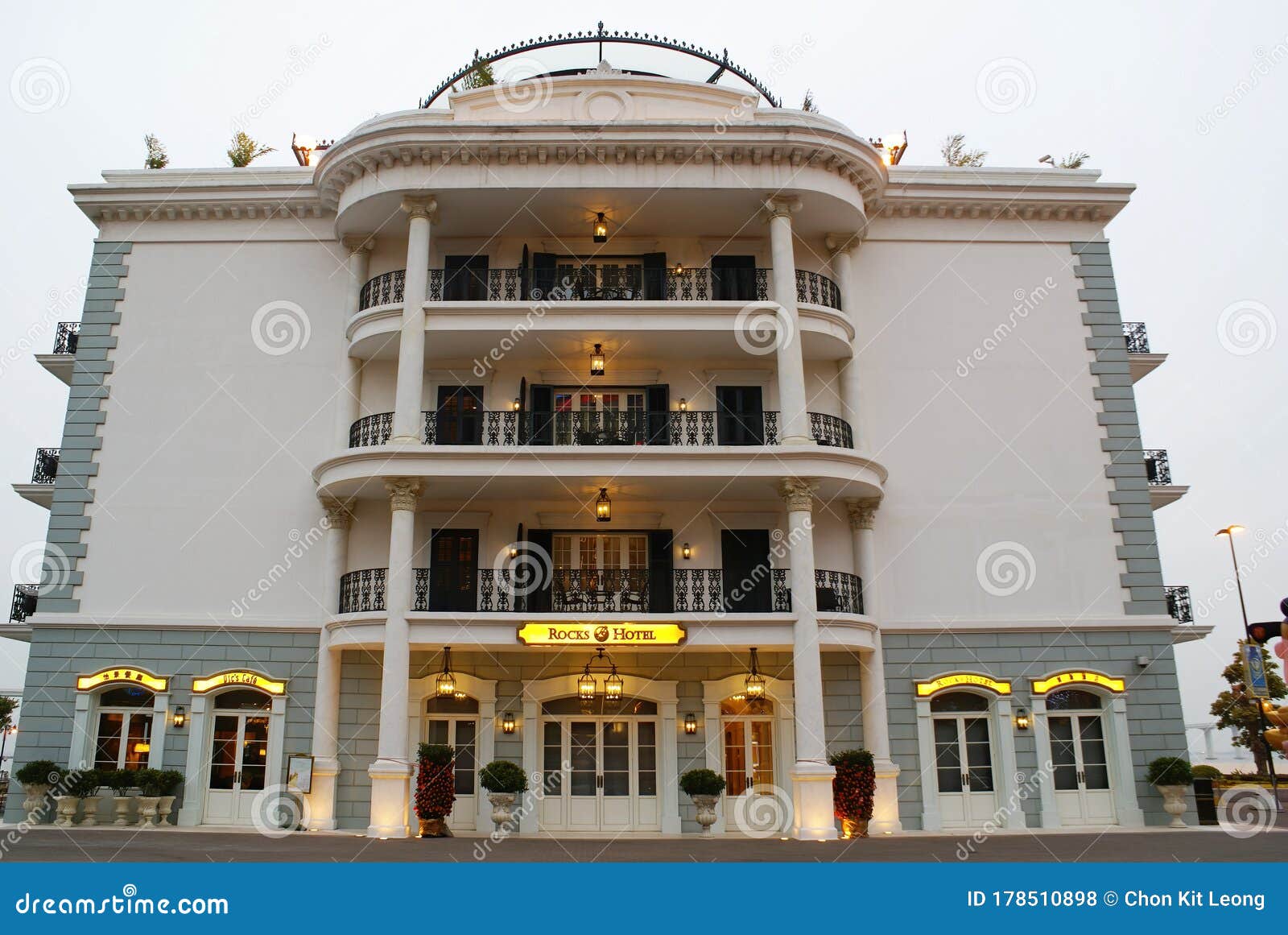 Exterior View of the Rocks Hotel Editorial Stock Photo - Image of urban ...