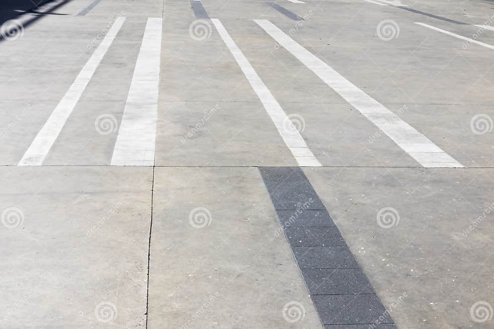 The Exterior Walkway is Made of Concrete in a Rectangular Shape Stock ...