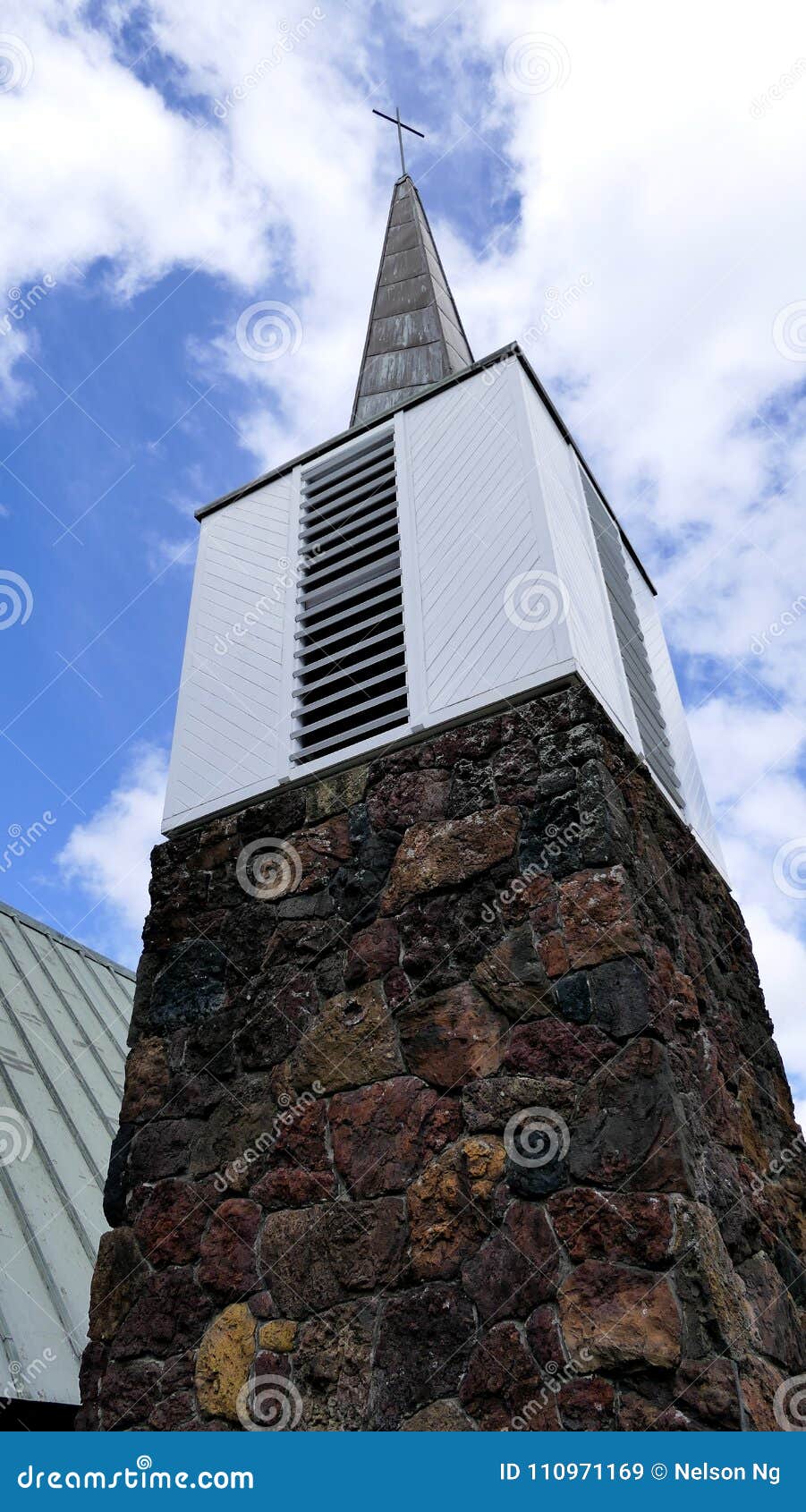 Wide Shot of a Funeral Chapel Stock Image - Image of sadness, flower ...