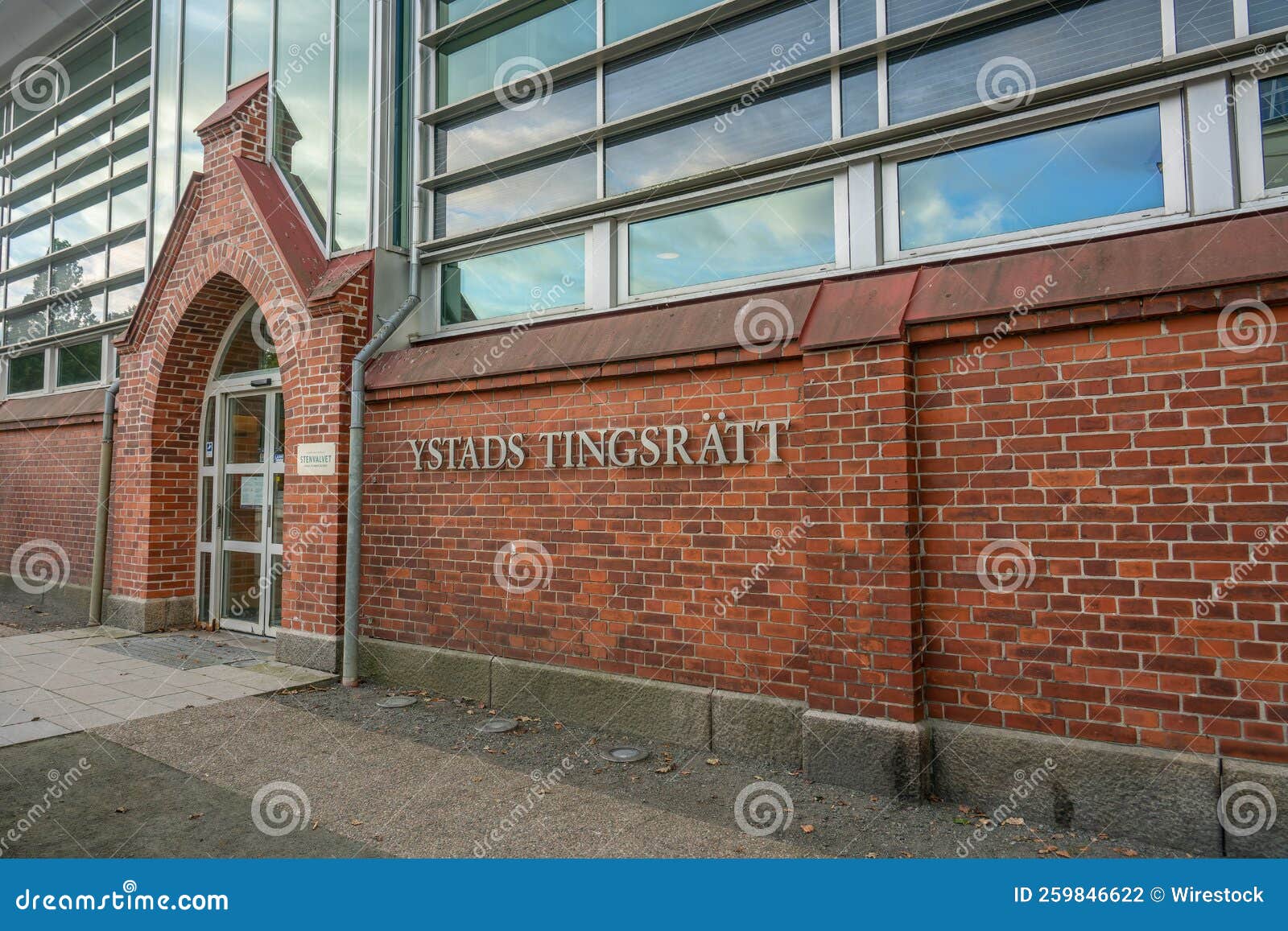 Exterior of Ystad District Court Editorial Photography - Image of ...