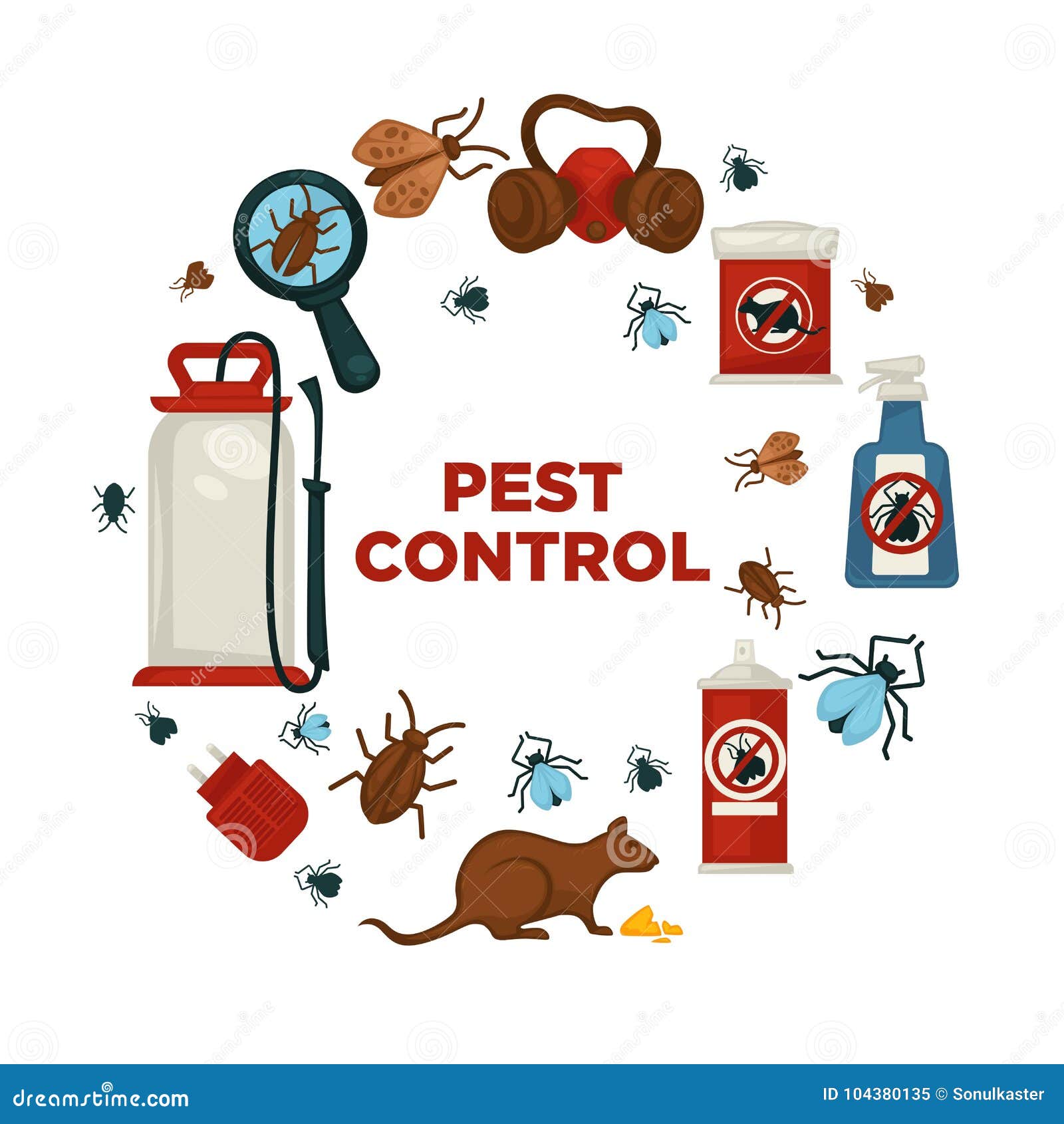 Extermination or Pest Control Service Company Information Poster ... Extermination or Pest Control Service Company Information Poster ...