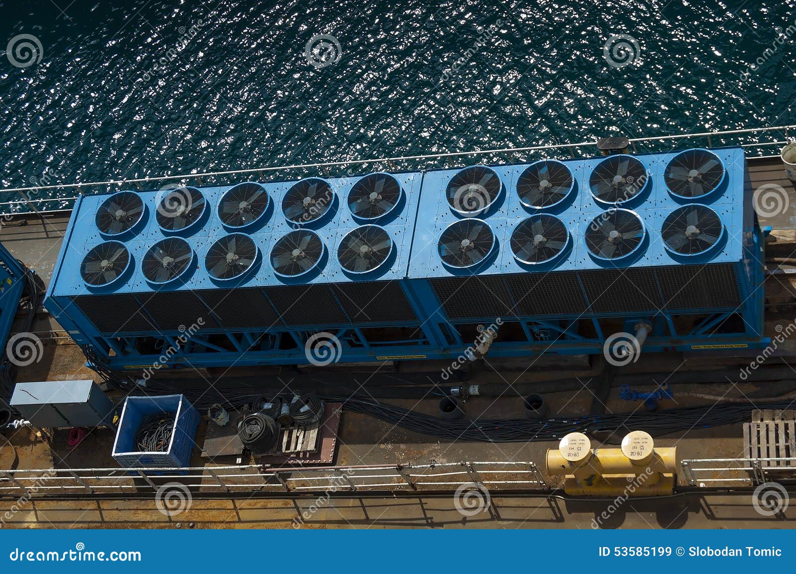 External AC units stock image. Image of built, exchanger - 53585199