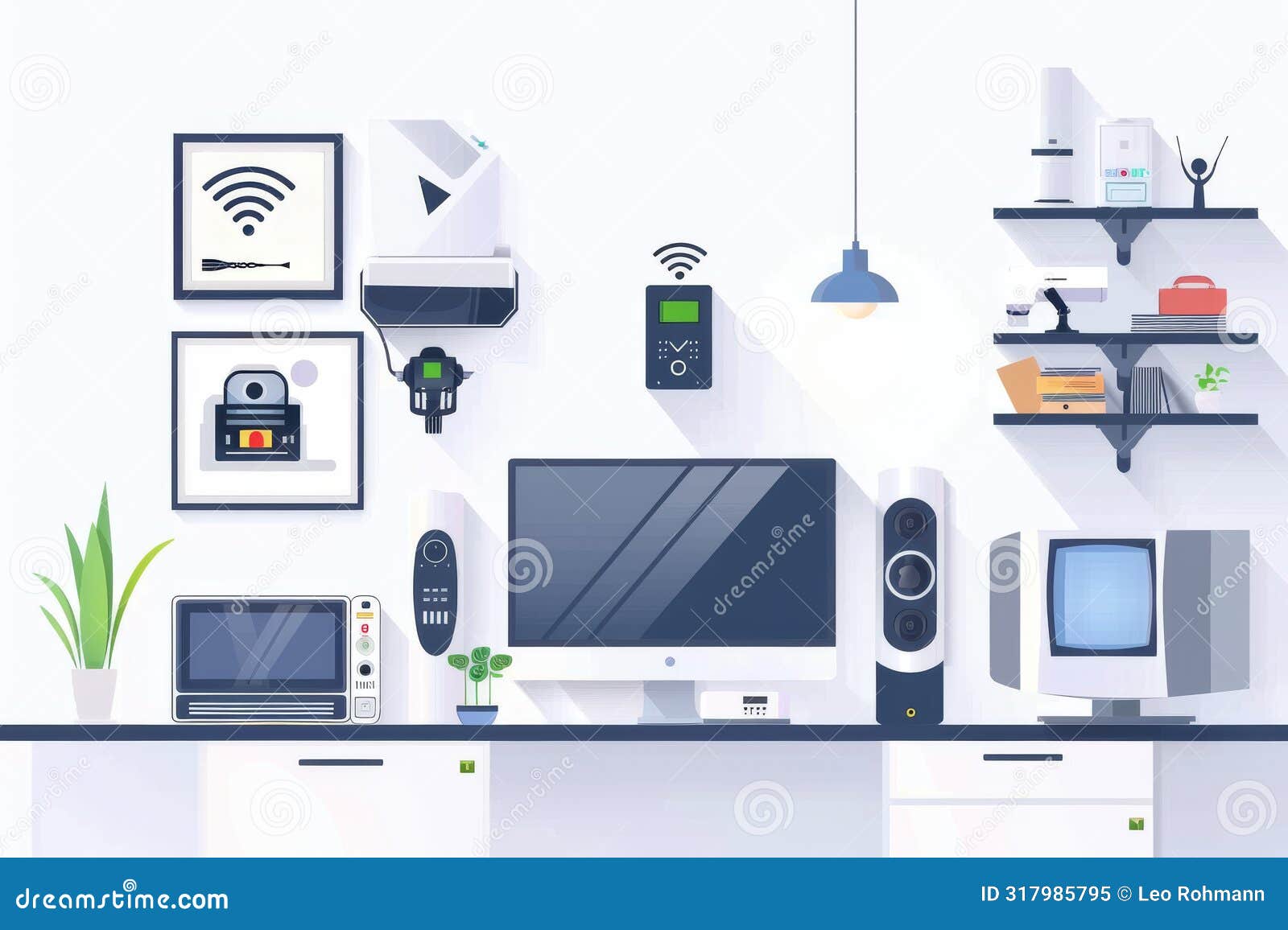 Surveillance. House Security. Monitoring Cartoon Vector | CartoonDealer ...