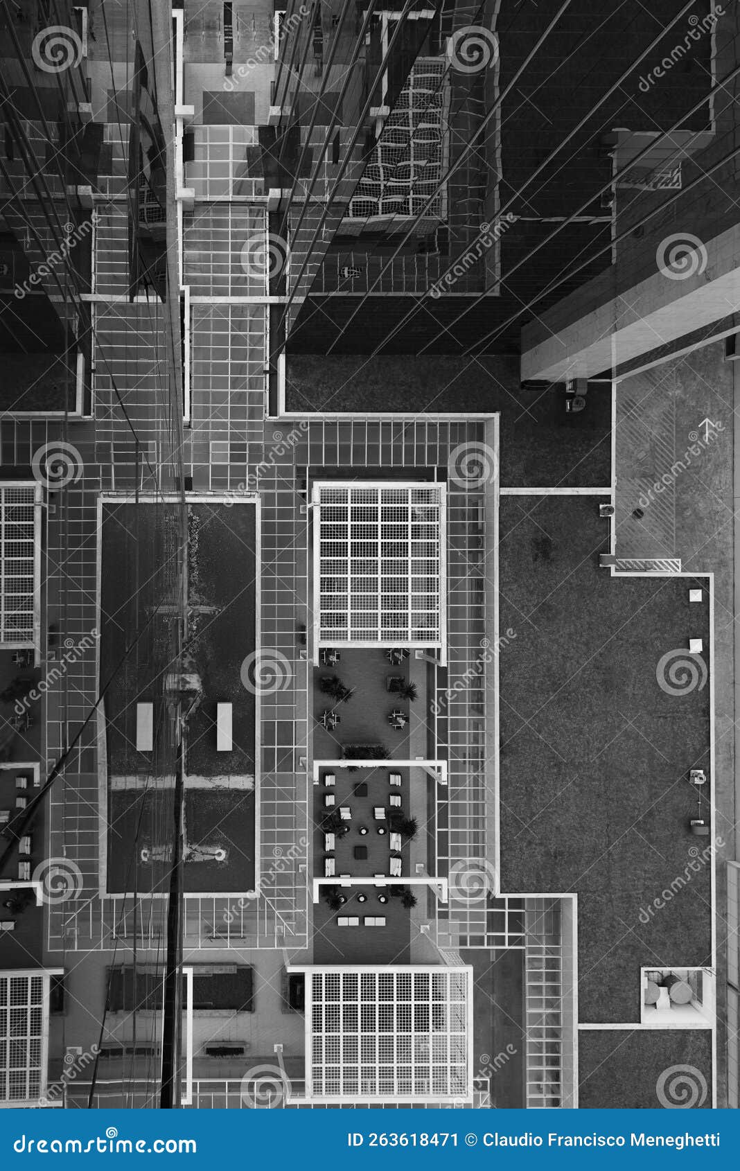 External Common Area of Commercial Buildings Stock Image - Image of ...