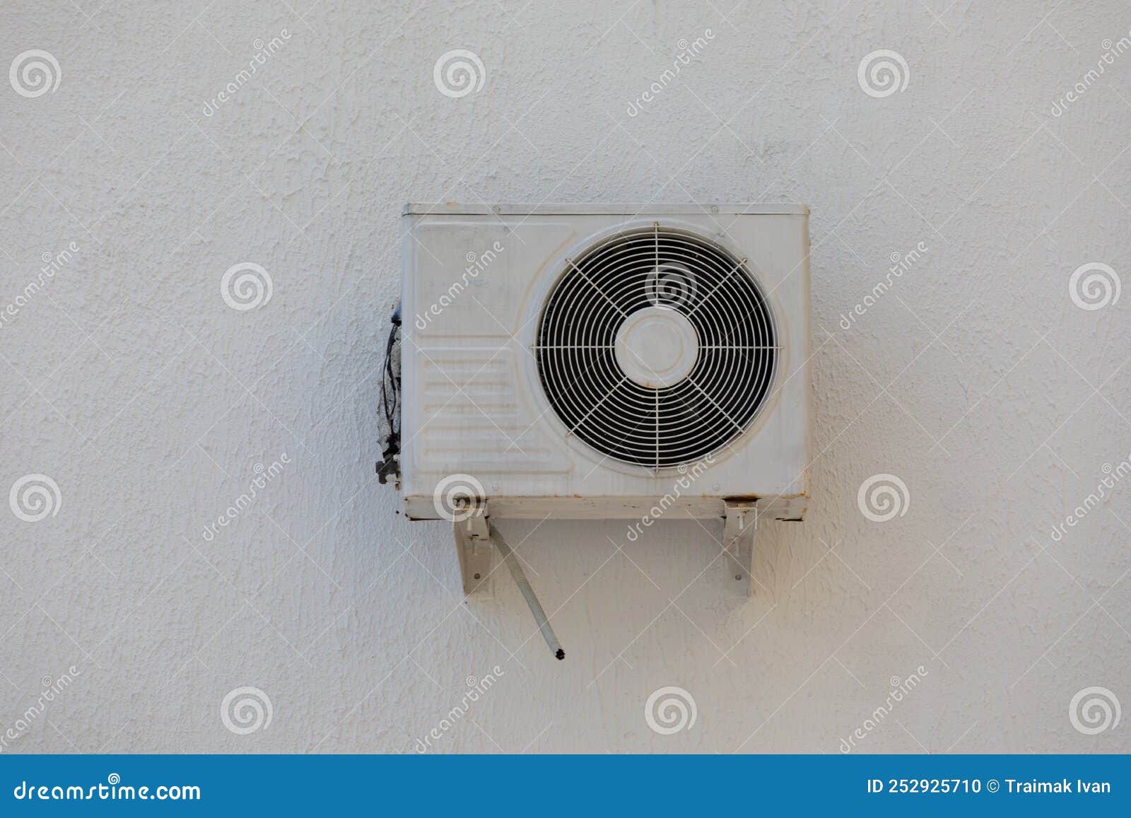 External Condensing Unit of the Air Conditioning Unit Stock Photo ...