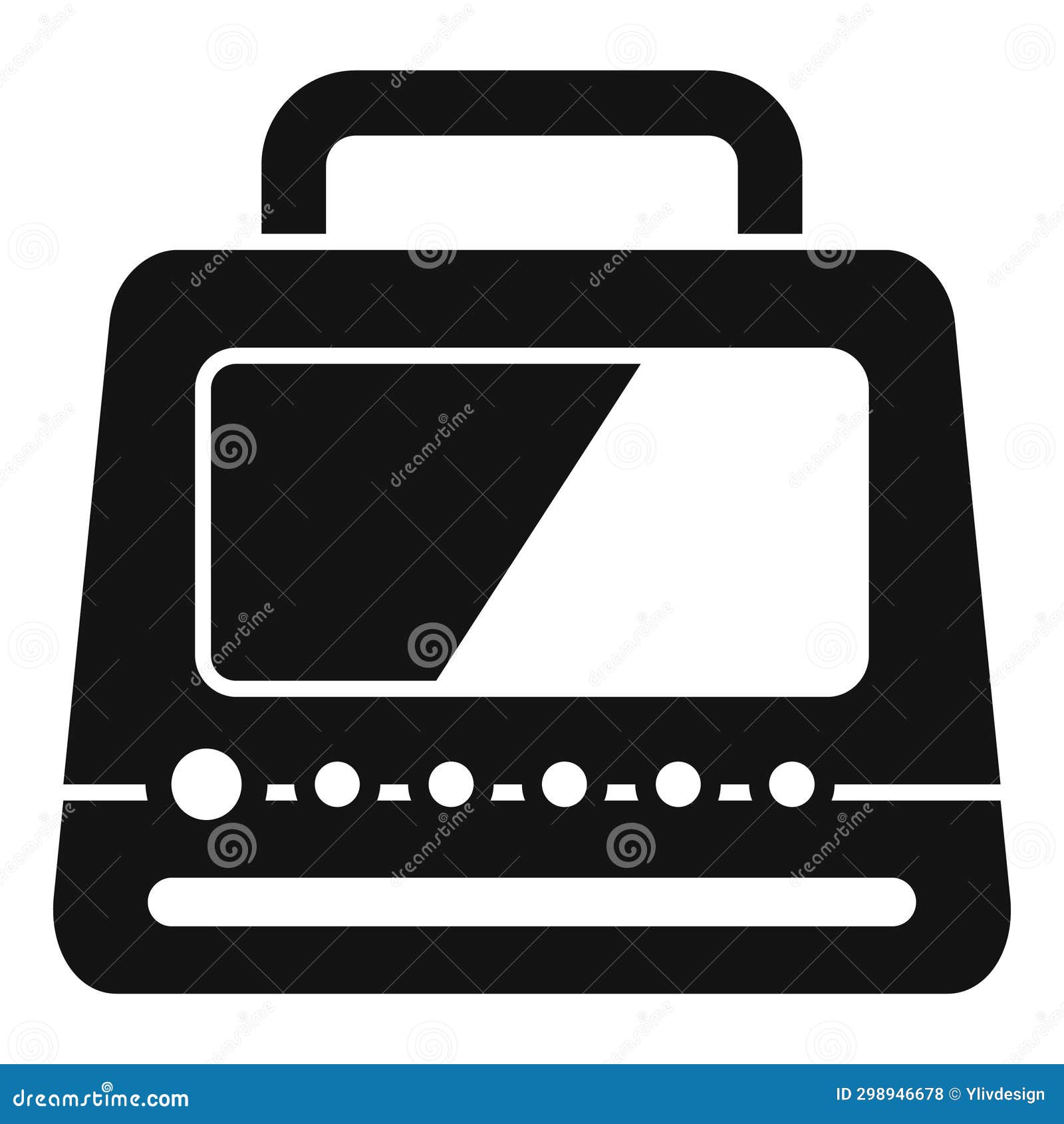 External Defibrillator Icon Simple Vector. First Treatment Stock Vector ...