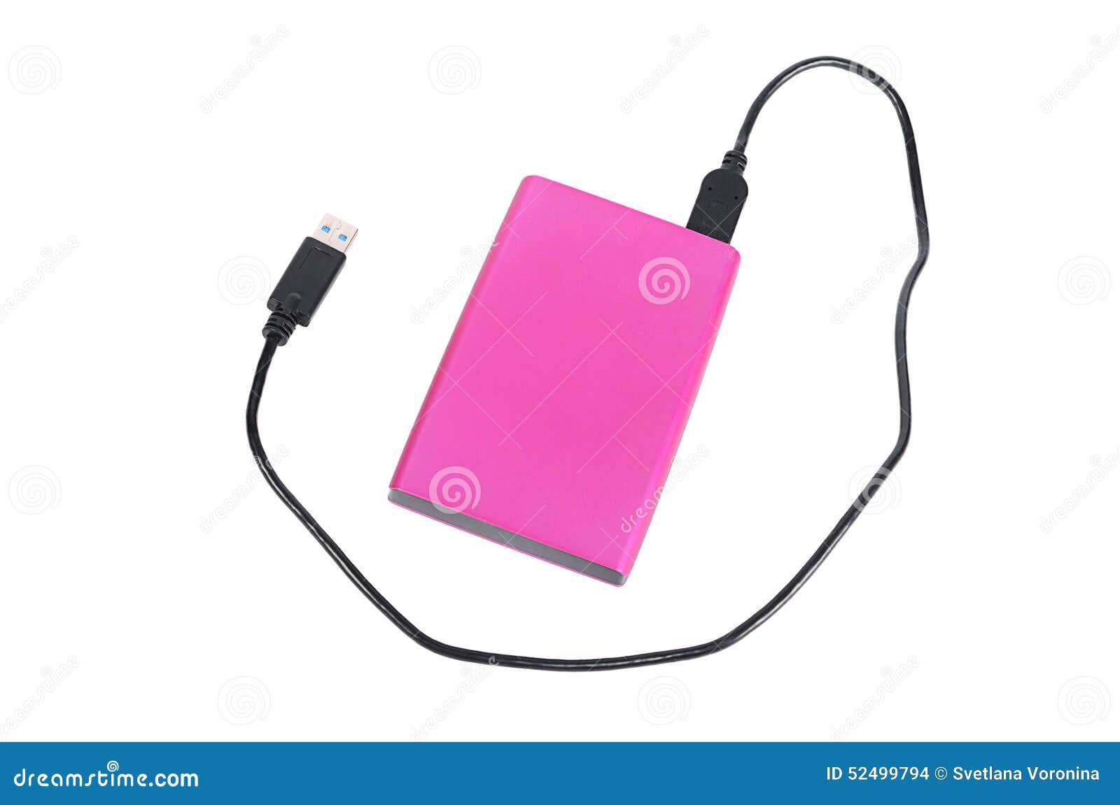 External Disk for Information Storage Isolated Stock Photo - Image of ...