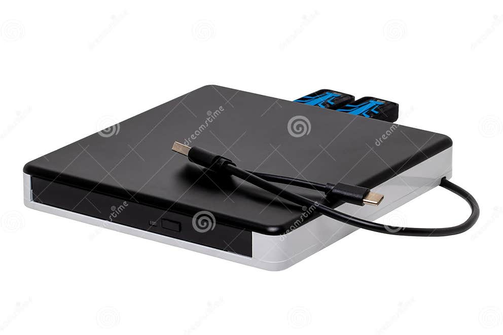 External DVD CD Usb Burner Drive and Player with Integrated USB ...