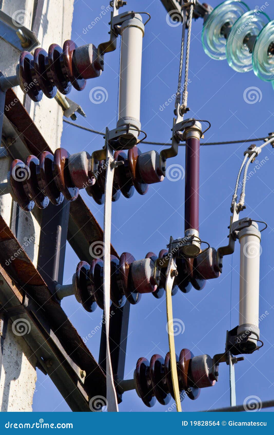 External Electric Separator and Fuses Stock Photo - Image of ...