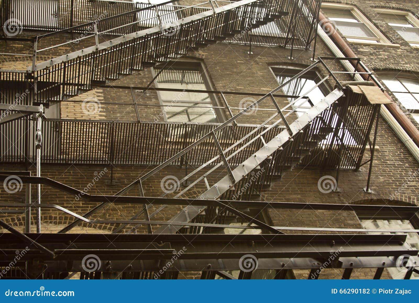External Emergency Staircase Stock Photo - Image of staircase, outdoors ...