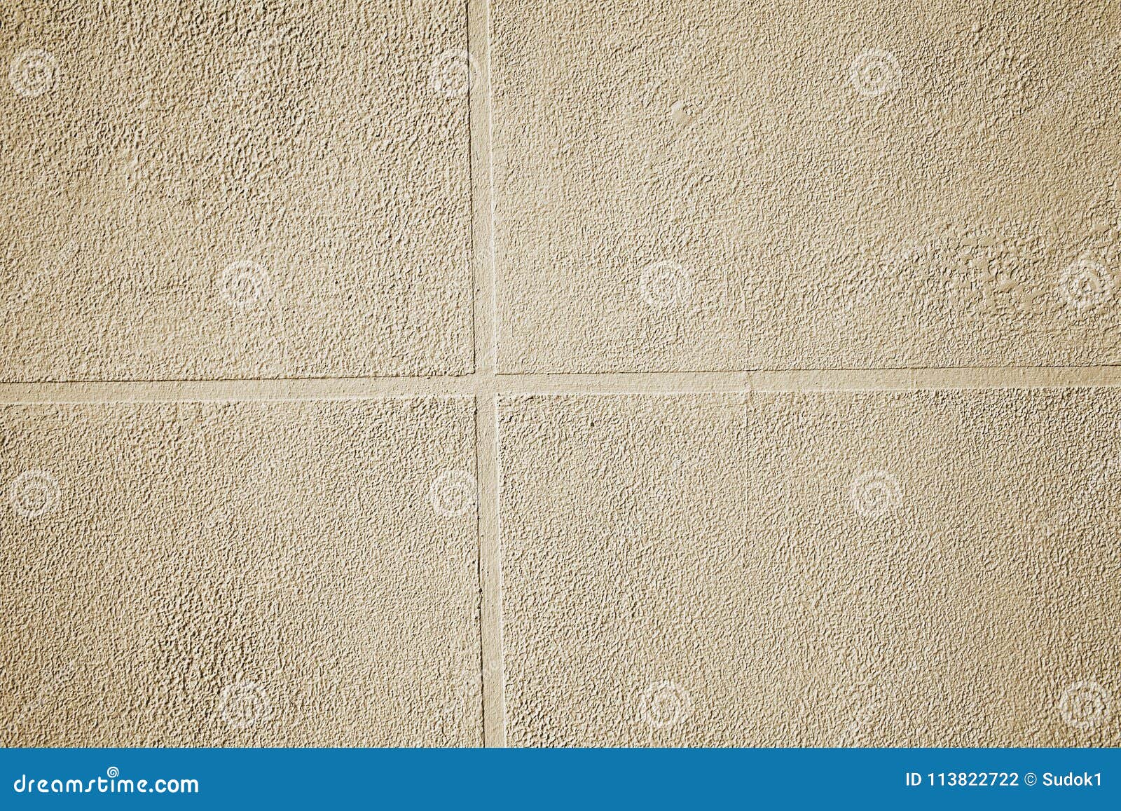 External Finishing of Concrete Wall Imitating Ceramic Tile, Text Stock ...