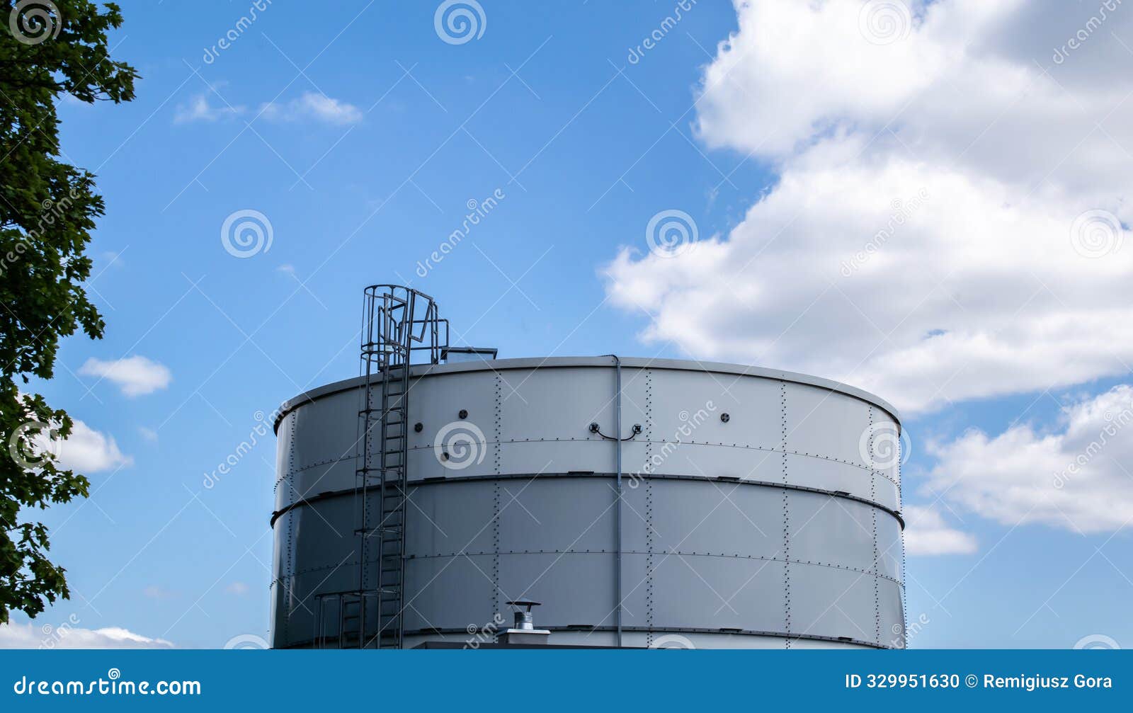 External Fixed, Safety And Fire-fighting Roof Ladder Royalty-Free Stock ...