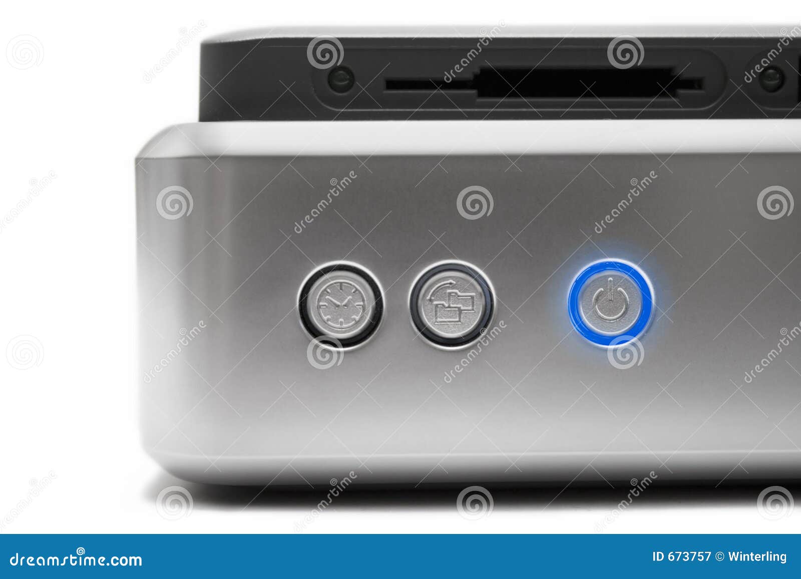 External Hard Disk (Close Front View) Stock Image - Image of industry ...