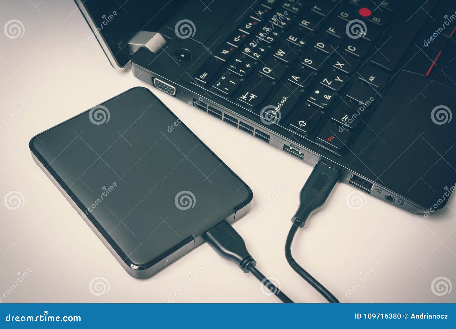 External Hard Disk HDD Connected To Laptop Computer Stock Photo - Image ... External Hard Disk HDD Connected To Laptop Computer Stock Photo - Image ...