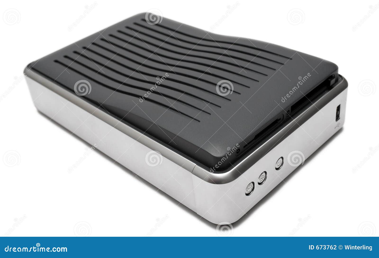 External Hard Disk (Top View) Stock Photo - Image of hard, harddrive ...