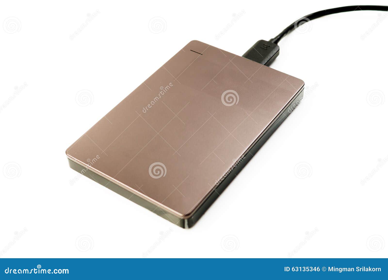 External Hard Disk USB 3.0 on Isolated Stock Photo - Image of plug ...