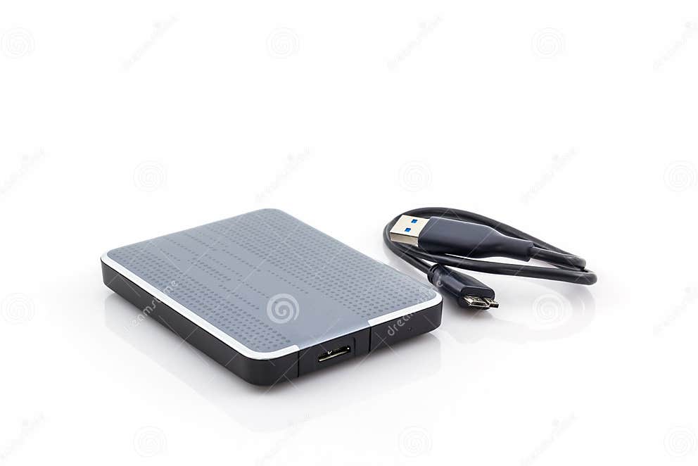 External Hard Drive for Backup. Stock Photo - Image of digital, move ...