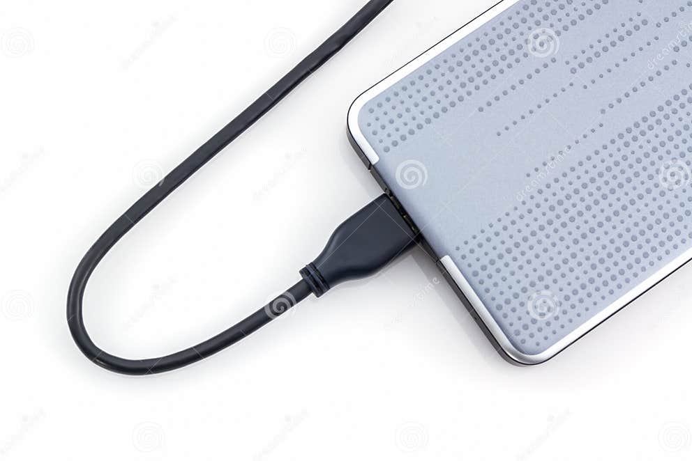 External Hard Drive for Backup. Stock Photo - Image of move, computer ...