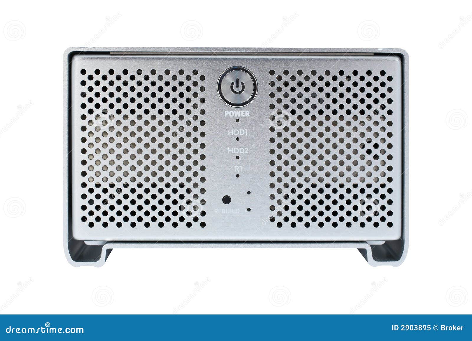 External Hard Drive Front View Stock Image - Image of connect, closeup ...