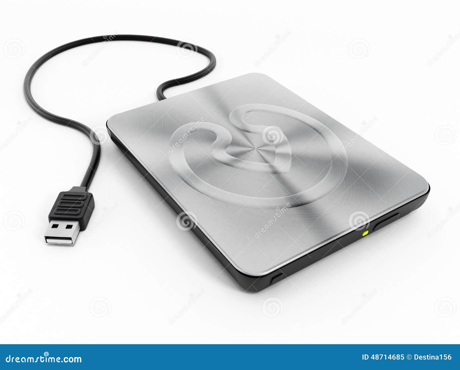 External Hard Drive 1tb Icon, Outline Style Cartoon Vector ...