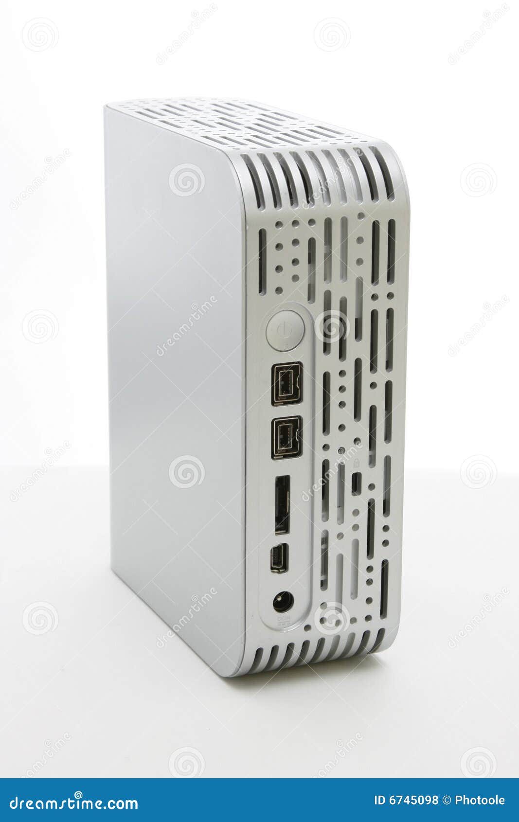 External Hard Drive with Usb and Firewire Stock Photo - Image of data ...