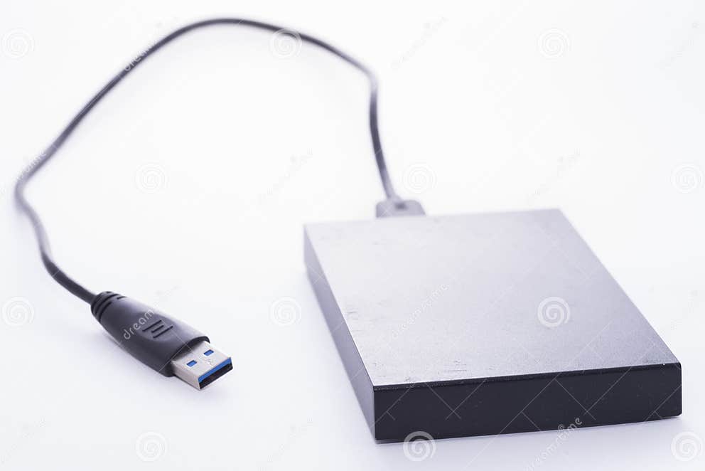 External hdd. stock photo. Image of tera, storage, component - 56889462