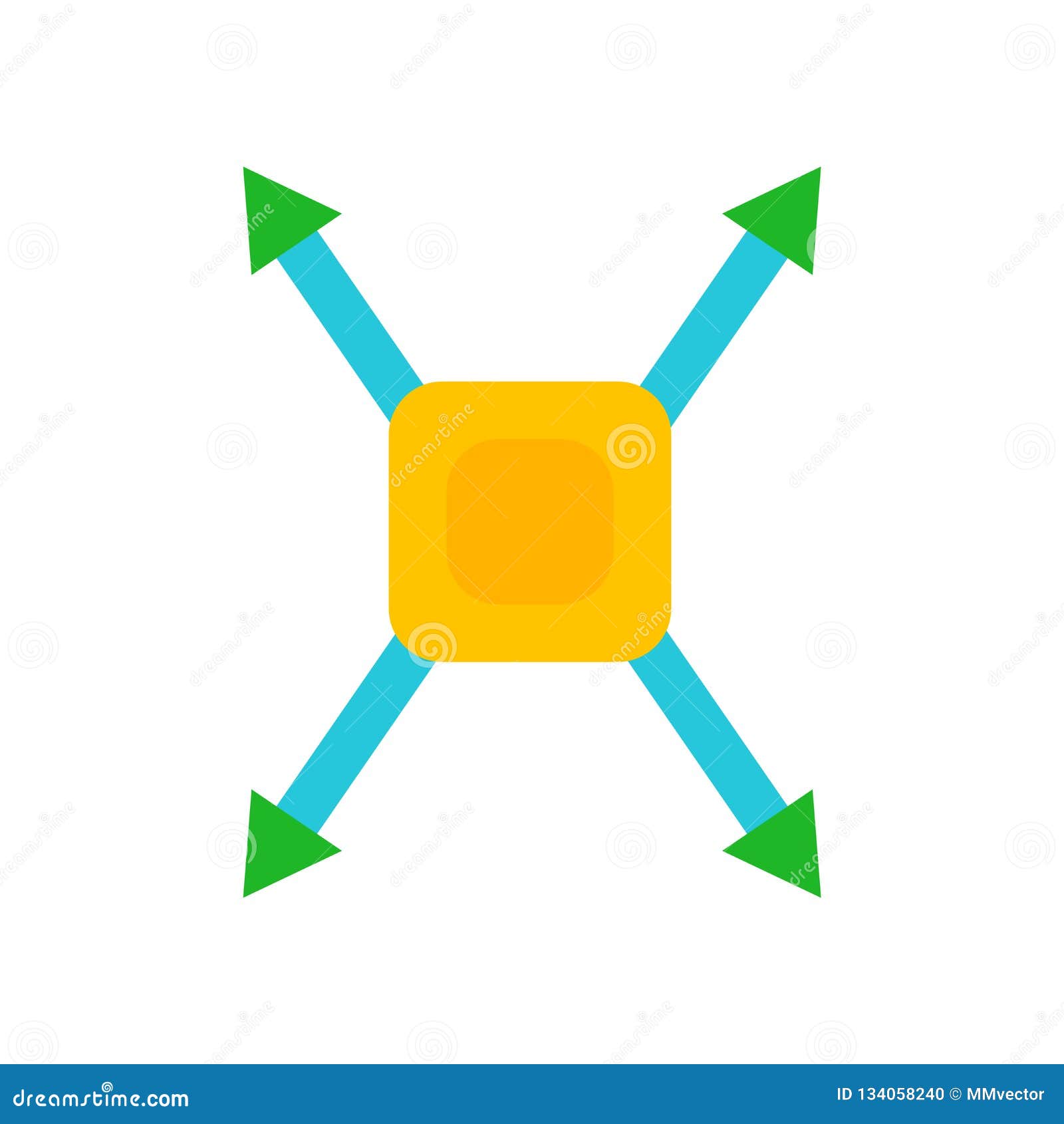 External Icon Vector Isolated on White Background, External Sign Stock ...