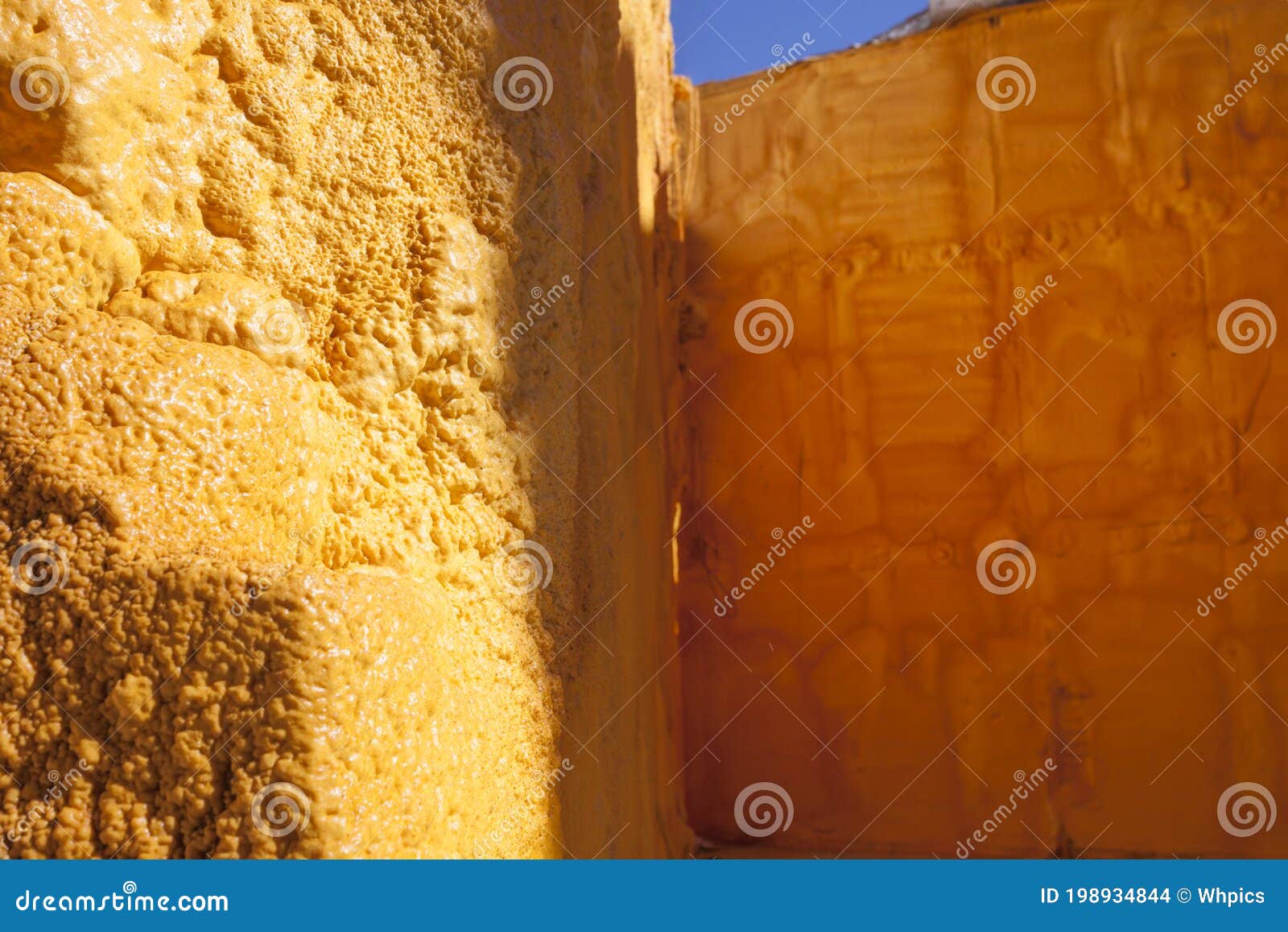 External Insulation of House Walls with Yellow Sprayed Polyurethane ...
