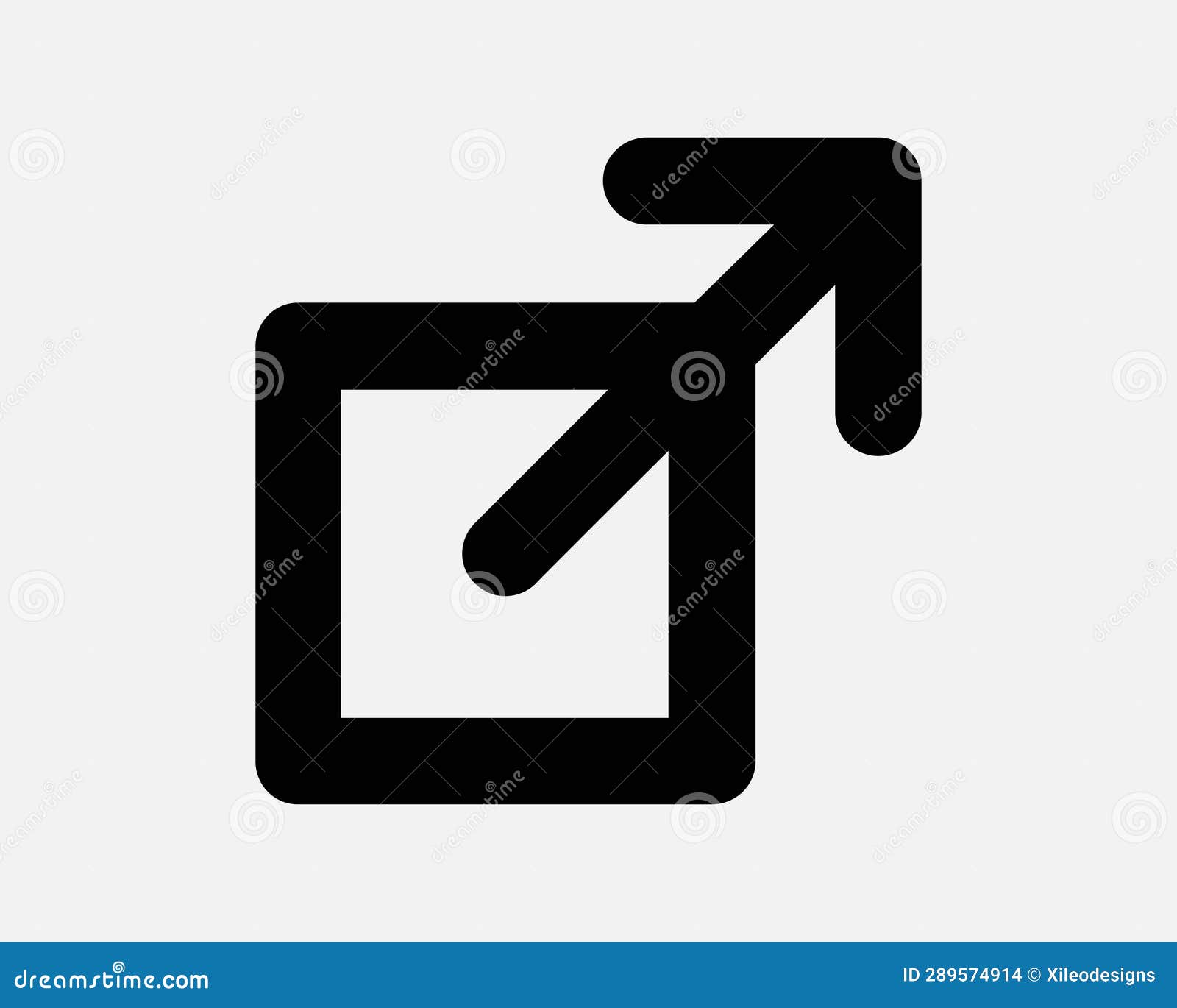 External Link Icon Hyperlink Web Webpage Navigation URL Menu Website ...