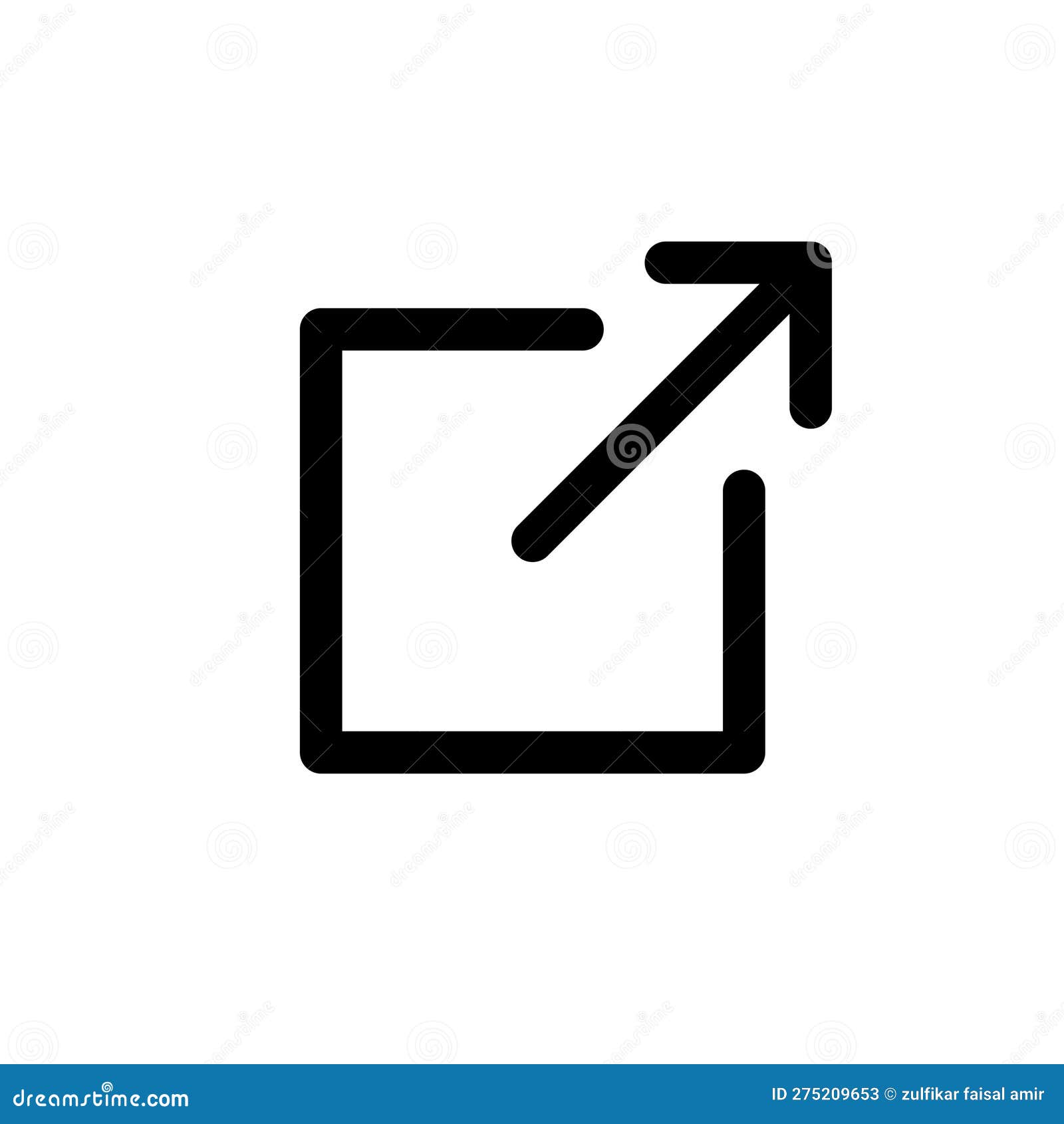 External Link Icon. Link Icon . Hyperlink Symbol Stock Vector ...