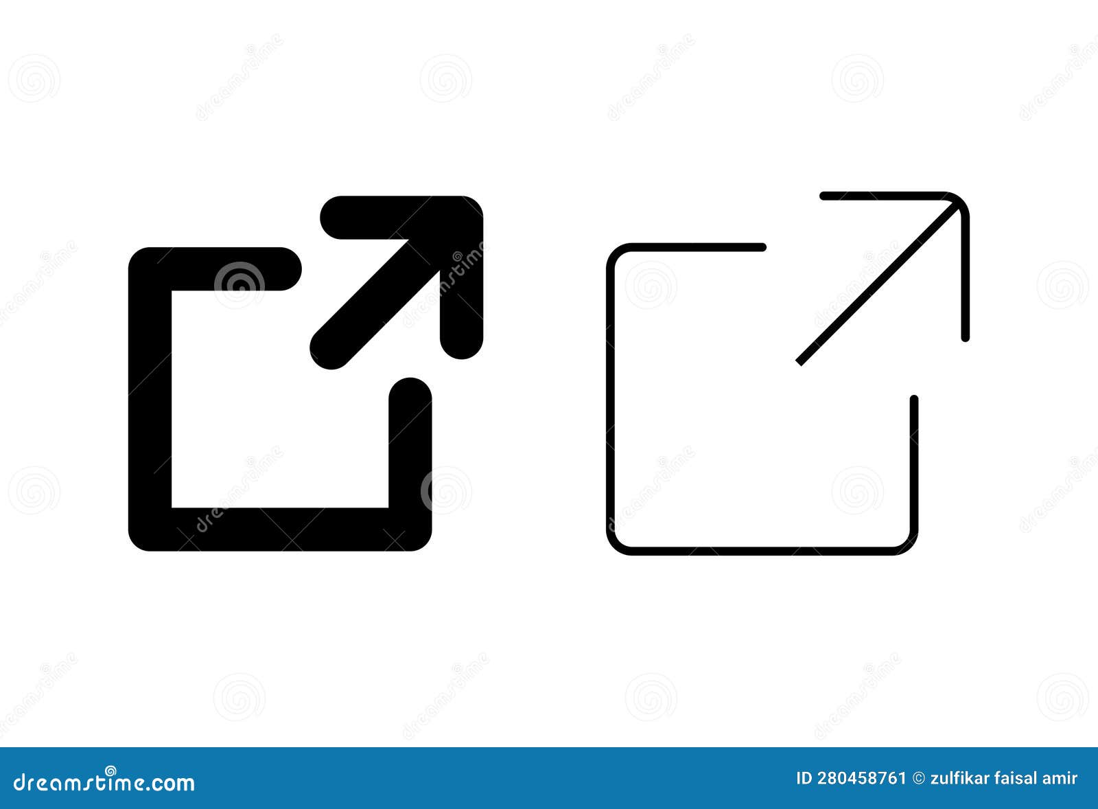 External Link Icon . Link Icon Vector. Hyperlink Symbol Stock Vector ...