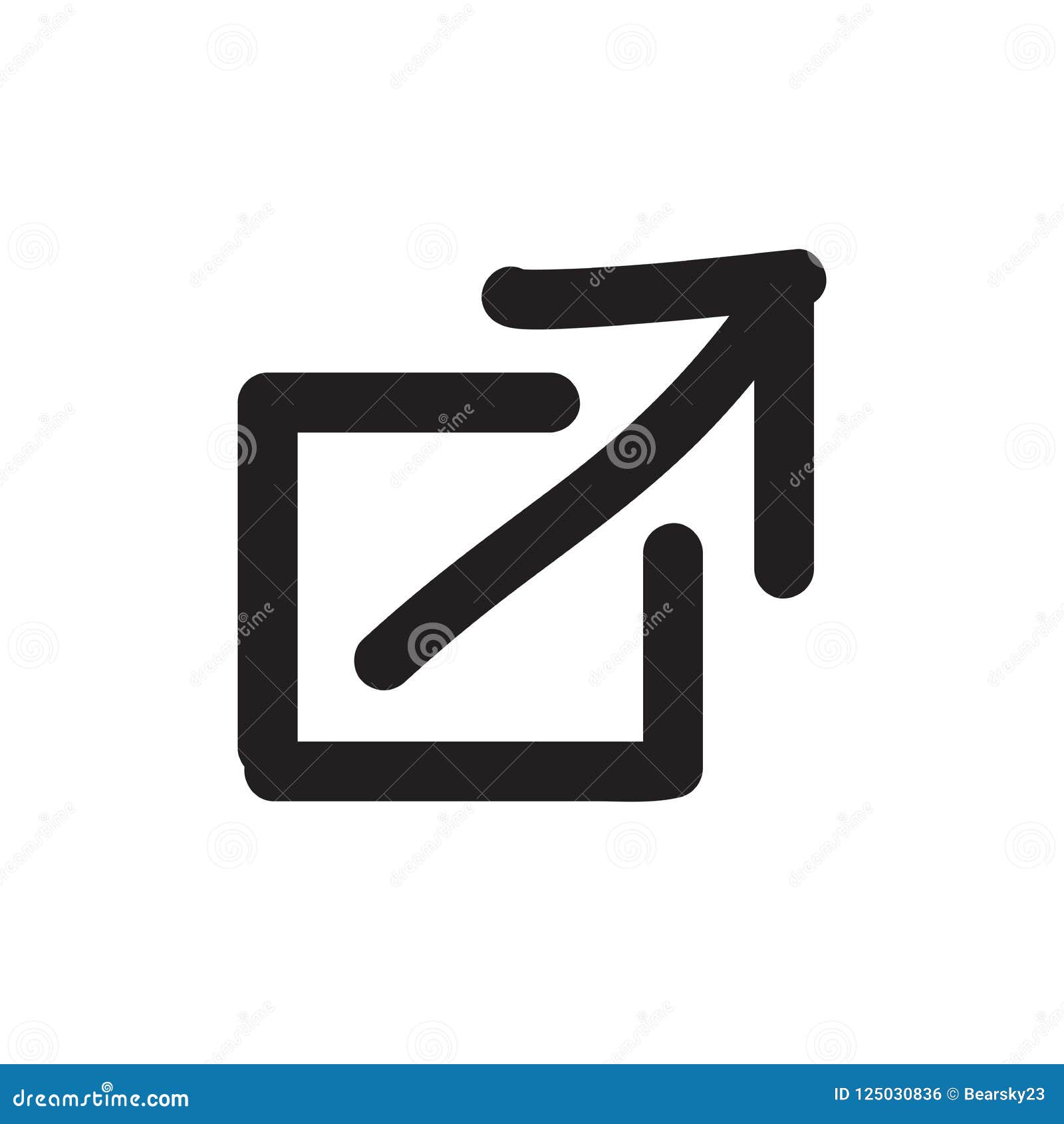 External Link Icon for UI or UX Web & Mobile Applications Stock Vector ...