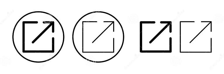 External Link Icon Vector. Hyperlink . Download, Share Stock Vector ...