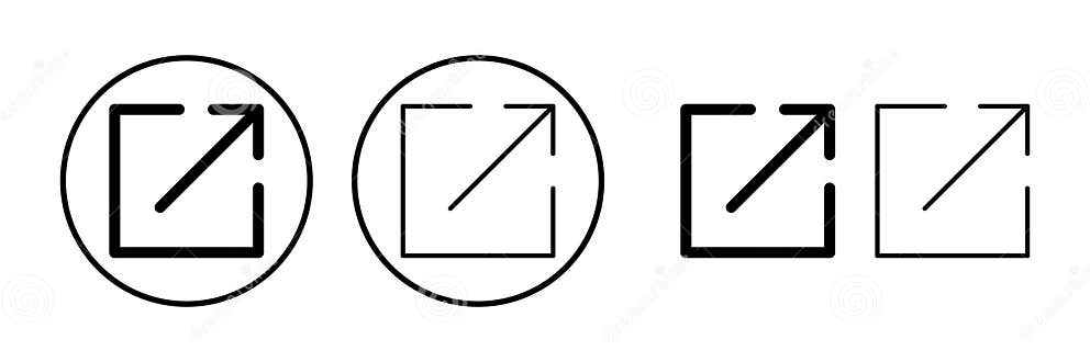 External Link Icon Vector. Hyperlink . Download, Share Stock Vector ...