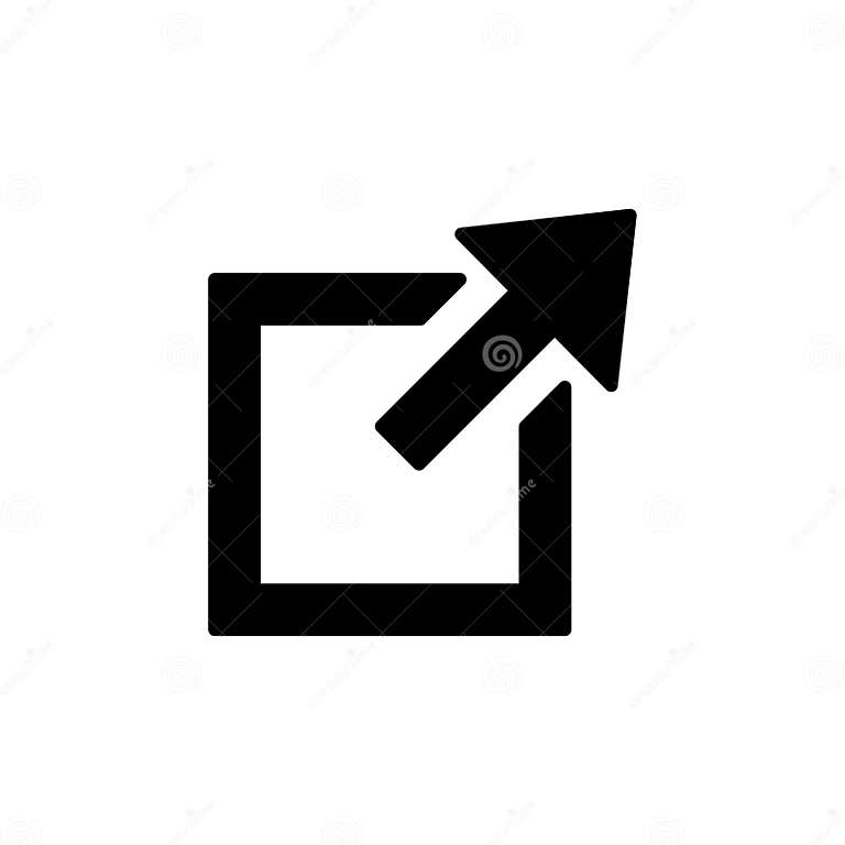 External Link Icon . Hyperlink Chain Symbol. Download, Share Stock ...