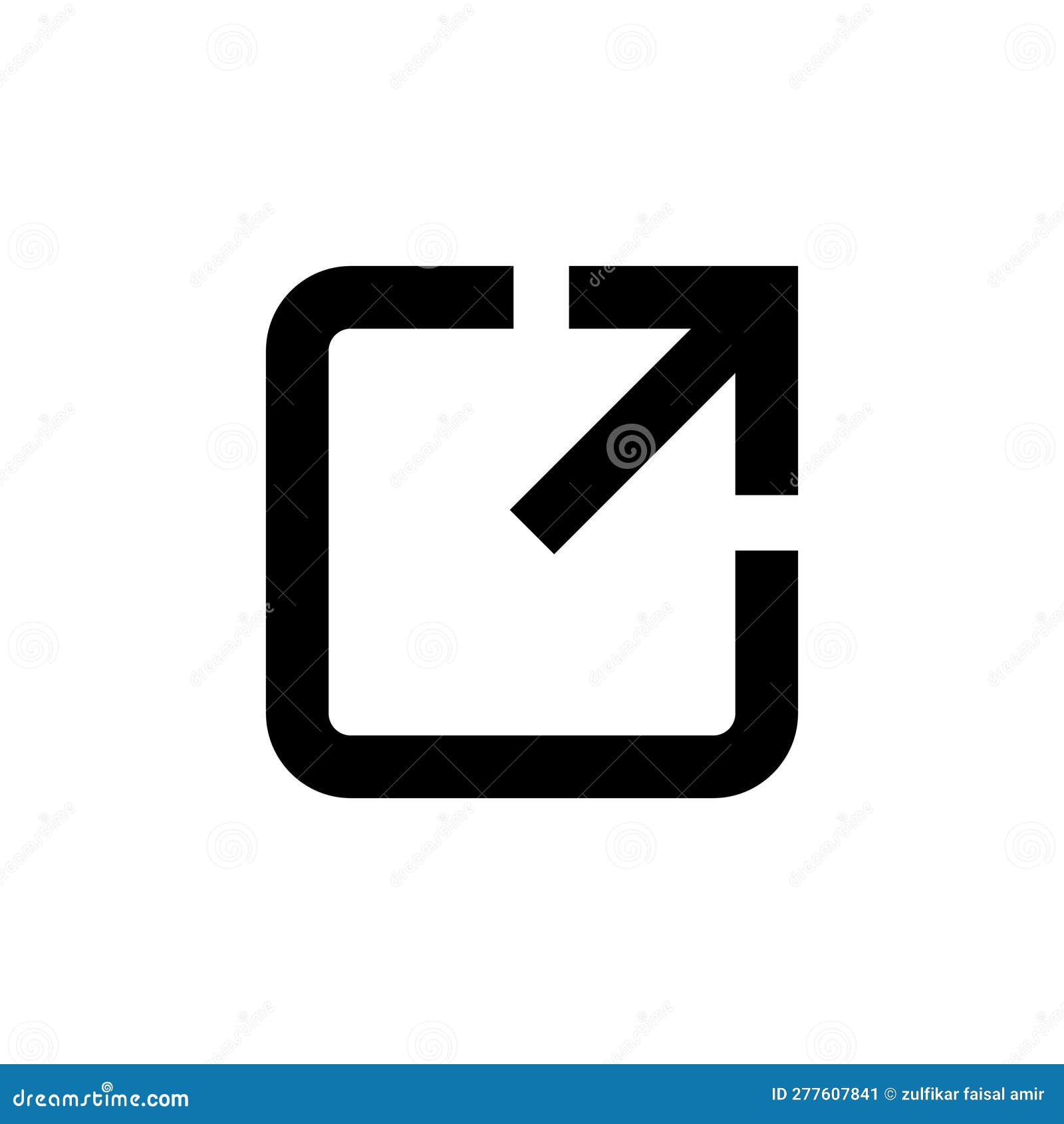 External Link Icon. Link Icon Vector Stock Vector - Illustration of ...