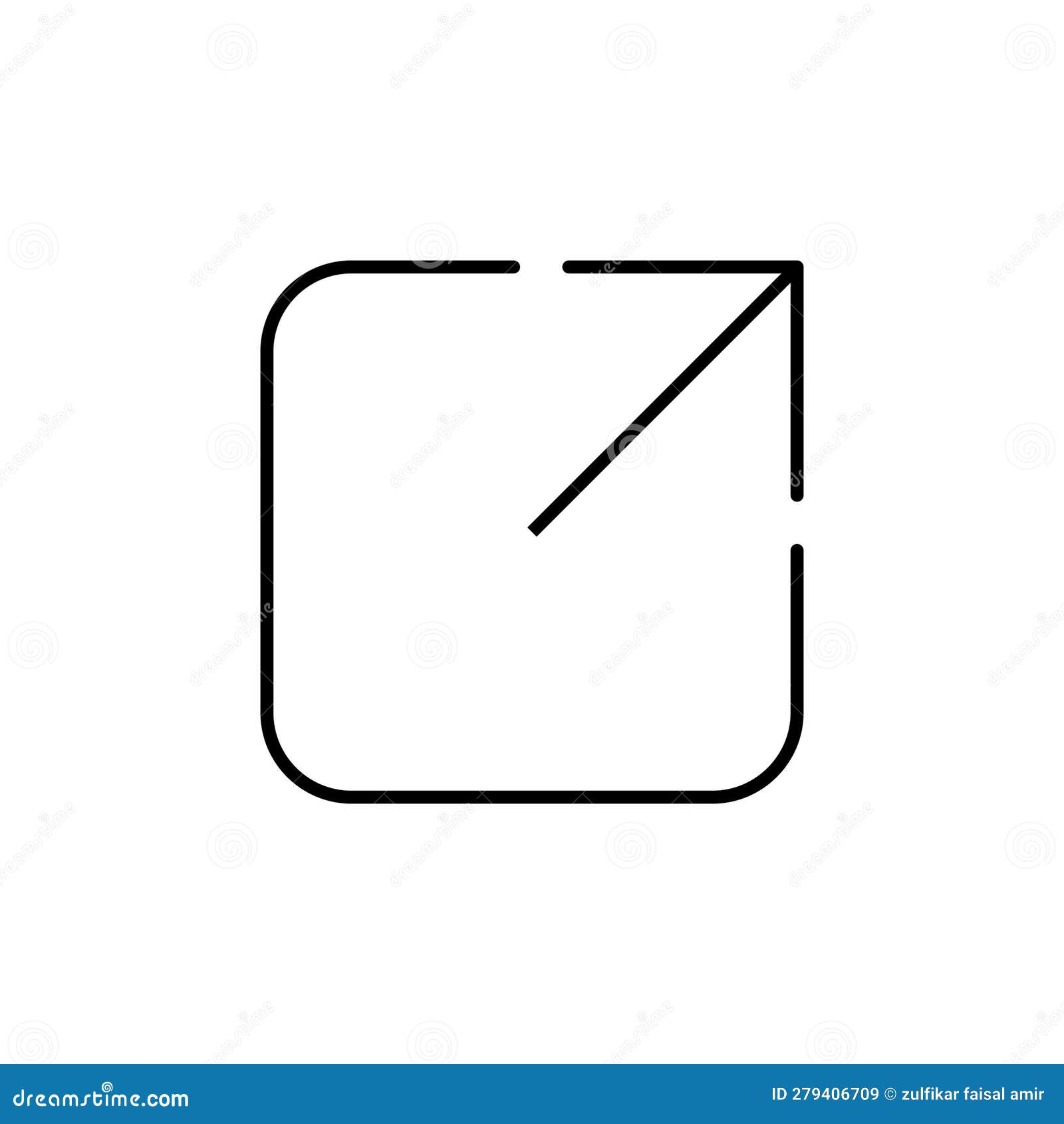 External Link Icon. Link Vector. Hyperlink Symbol Stock Vector ...