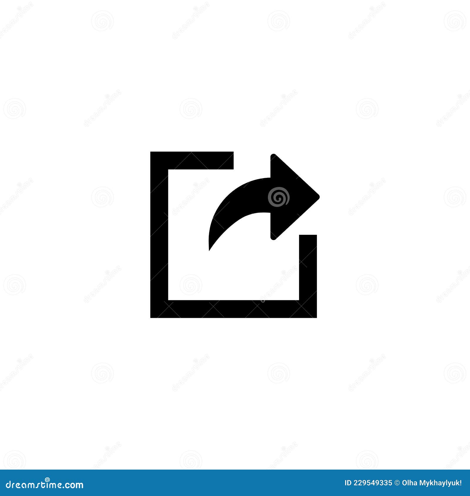 External Link Line Icon. Linear Style Sign for Mobile Concept and Web ...