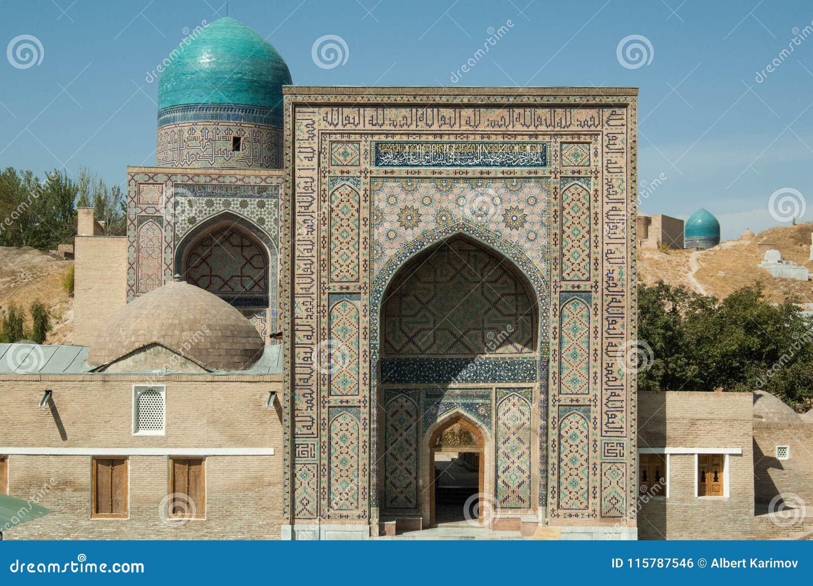 The Architecture of Ancient Samarkand Stock Photo - Image of ornament ...