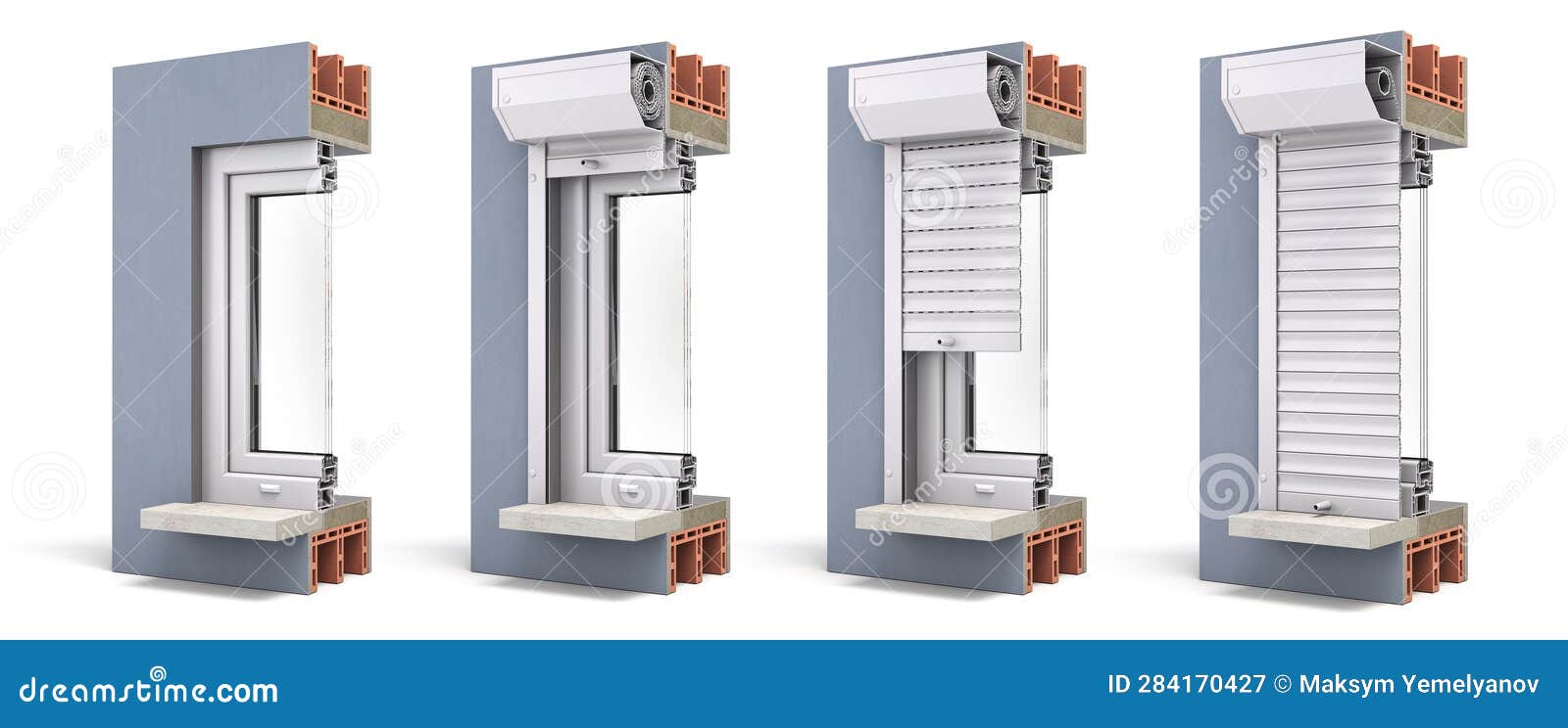 Roller Blinds, Tulle Interior Elements Drawn By Hand Sketch Doodle Set ...