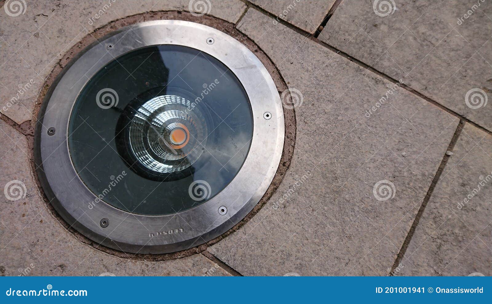 External Round LED Lighting Spotlight Stock Image - Image of round ...