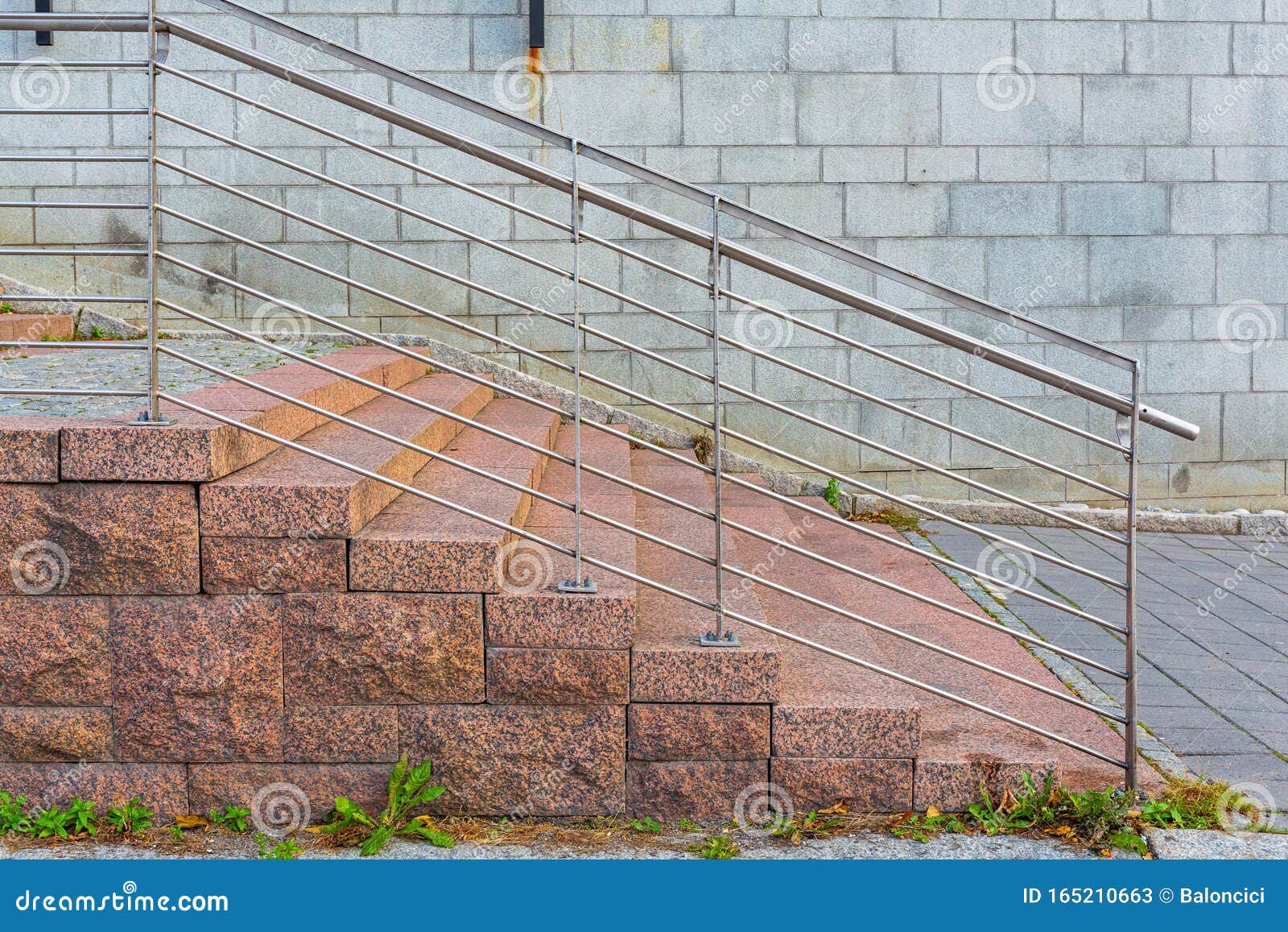 External Stone Stairway stock image. Image of structure - 165210663